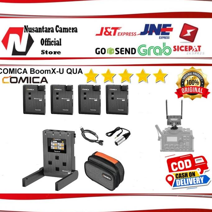 Jual COMICA BoomX U QUA BOOM X Ultracompact 4Person UHF Wireless ...