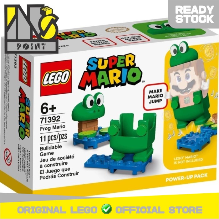 Jual LEGO 71392 - Super Mario - Frog Mario Power-Up Pack | Shopee Indonesia