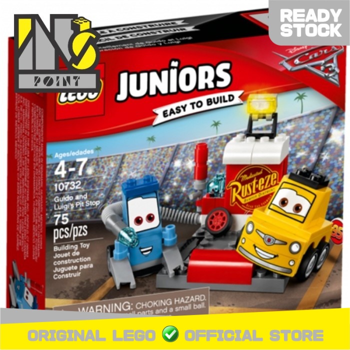 Jual LEGO 10732 - Cars - Guido and Luigi's Pit Stop | Shopee Indonesia