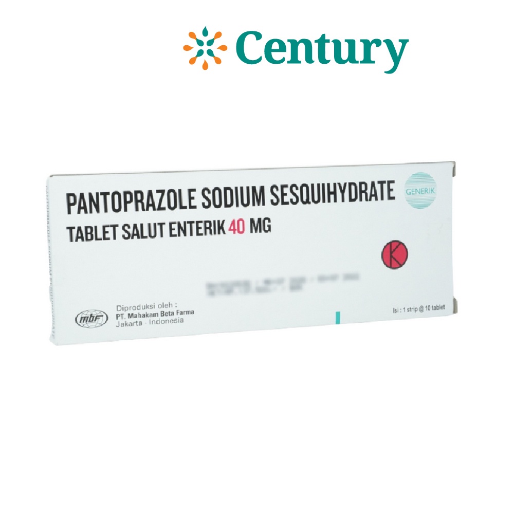 Jual PANTOPRAZOLE MAHAKAM BETA FARMA 40 MG 1 STRIP ISI 10 TABLET / MAAG ...