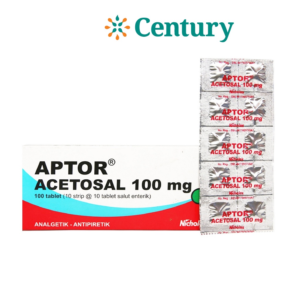 Jual APTOR 100MG 1 STRIP ISI 10 TABLET / ANTI NYERI / NYERI SARAF | Shopee Indonesia