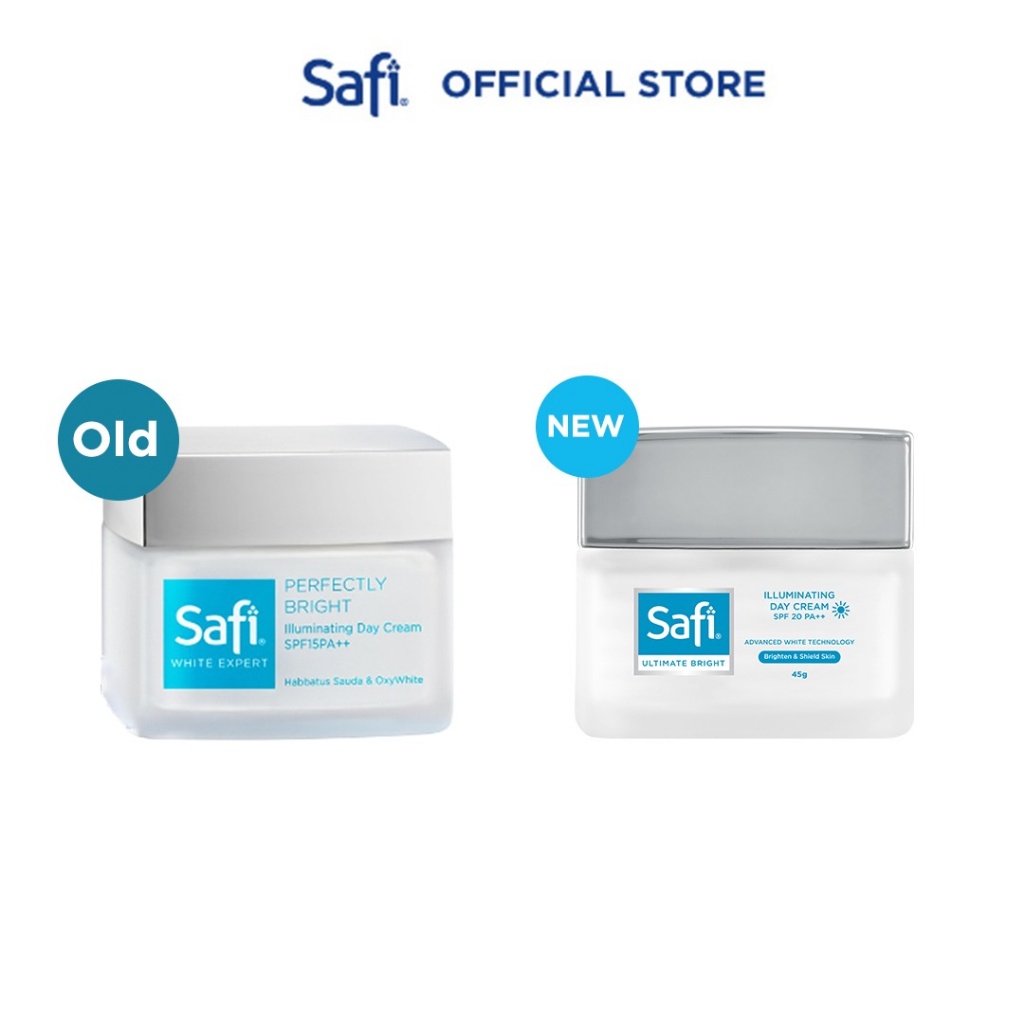 Jual SAFI - Ultimate Bright - Illuminating Day Cream SPF 20 PA++ 45 gr | Shopee Indonesia