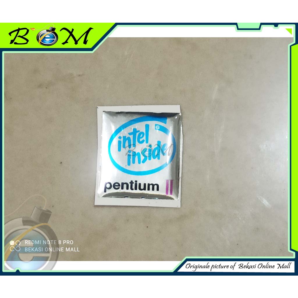 Jual Sticker stiker Logo timbul processor intel pentium 2 | Shopee ...