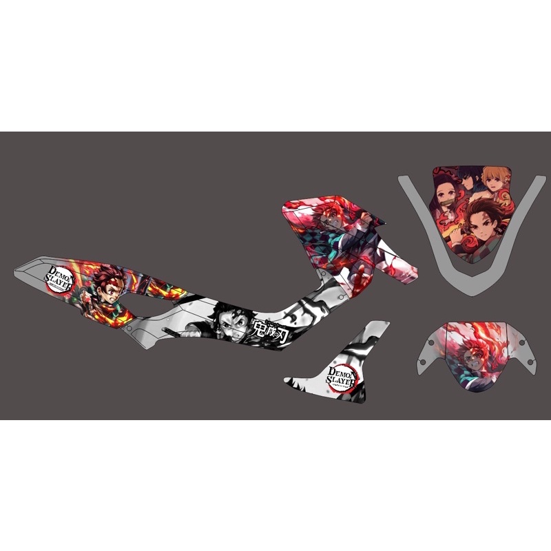 Jual Decal Nmax old fullbody anime kimetsu no yaiba demon slayer ...