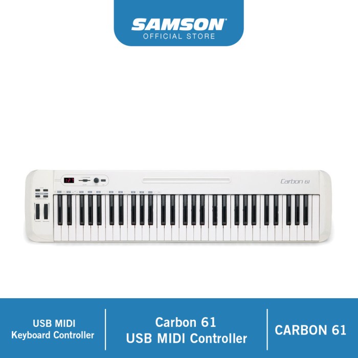 Jual Samson Carbon 61 USB MIDI Controller | Shopee Indonesia