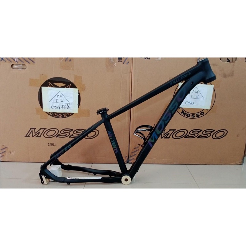 Jual FRAME MOSSO FALCON V 7559 XC 27.5 PLUS HEAD SET BLACK RAINBOW ...