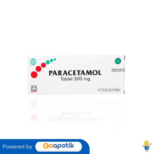 Jual PARACETAMOL 500 MG PROMED BOX 100 KAPLET | Shopee Indonesia