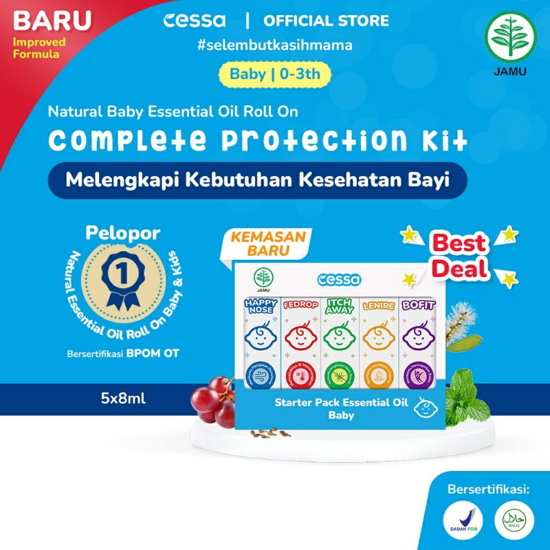 Jual Cessa baby oil cessa baby (0-2 Tahun) terlaris FEVER DROP Cessa ...