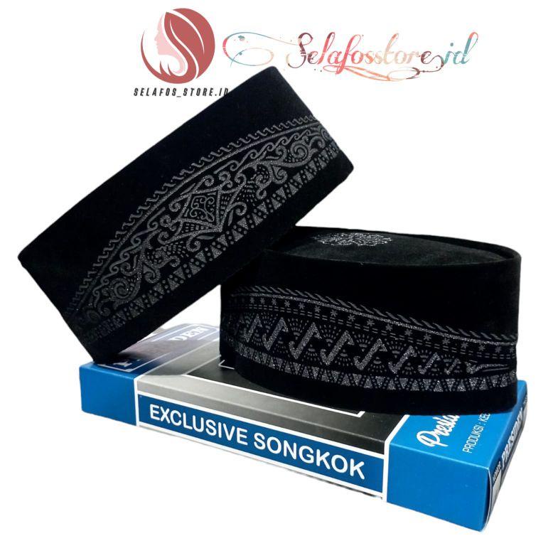 Jual Special Promo Free Gold EXCLUSIVE!!! Peci Songkok Kopiah Motif ...