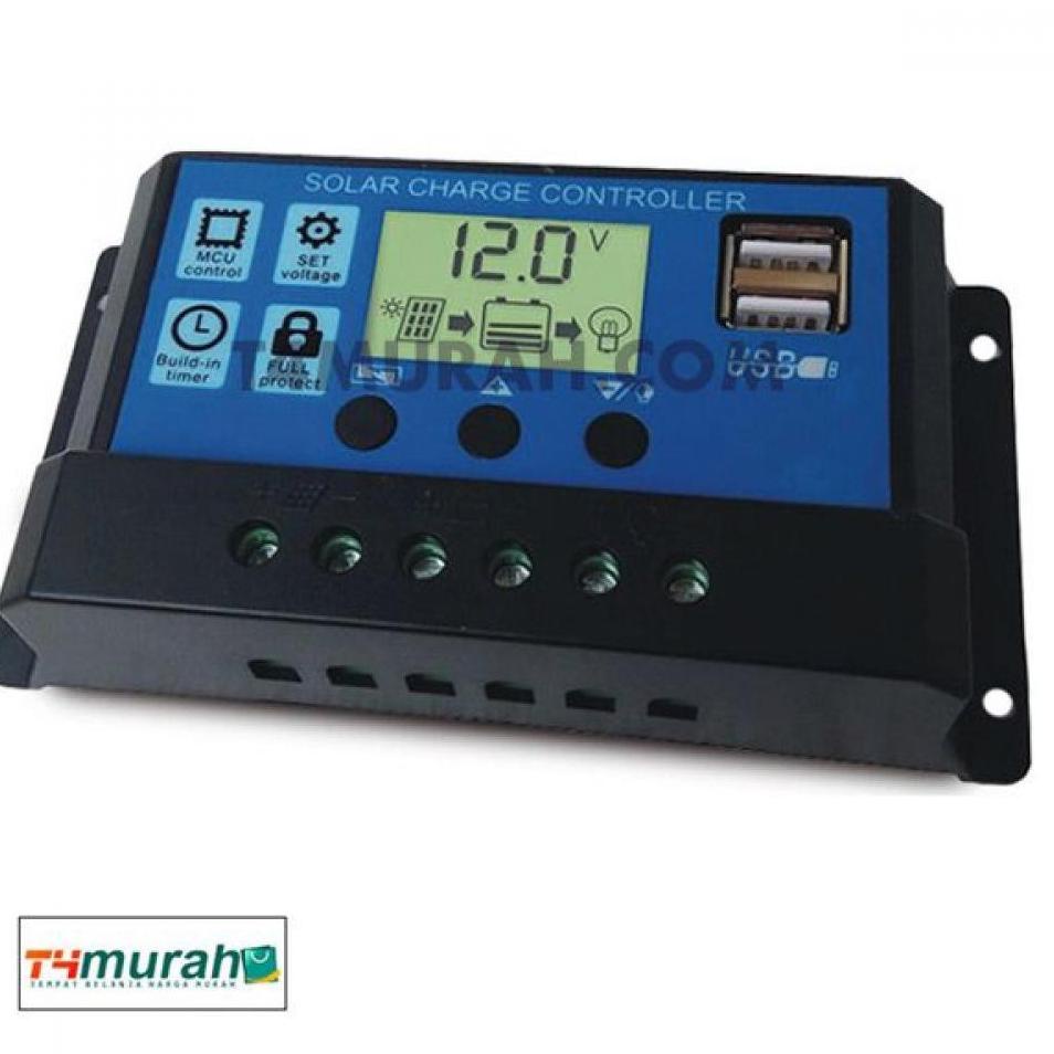 Jual PROMOSI !!! Solar charger controller 10A 20A dan 30A solar cell pwm control pengisian daya ...