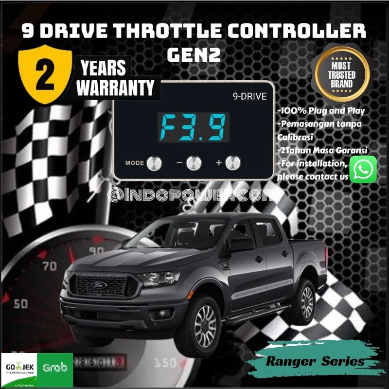 Jual 9 Drive Throttle Controller Ford Ranger Rover Series Remap ECU ...