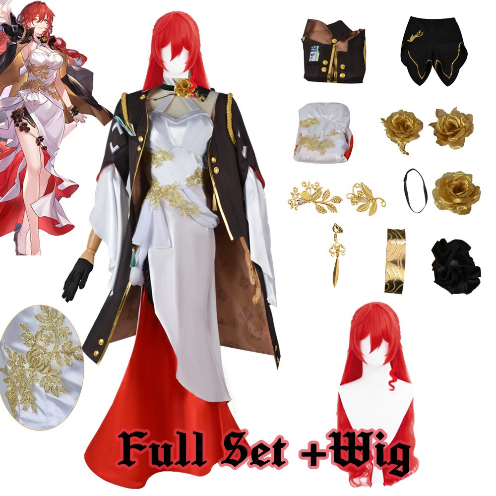 Jual XS-3XL In Stock Game Honkai Star Rail Himeko Cosplay Costume Full ...