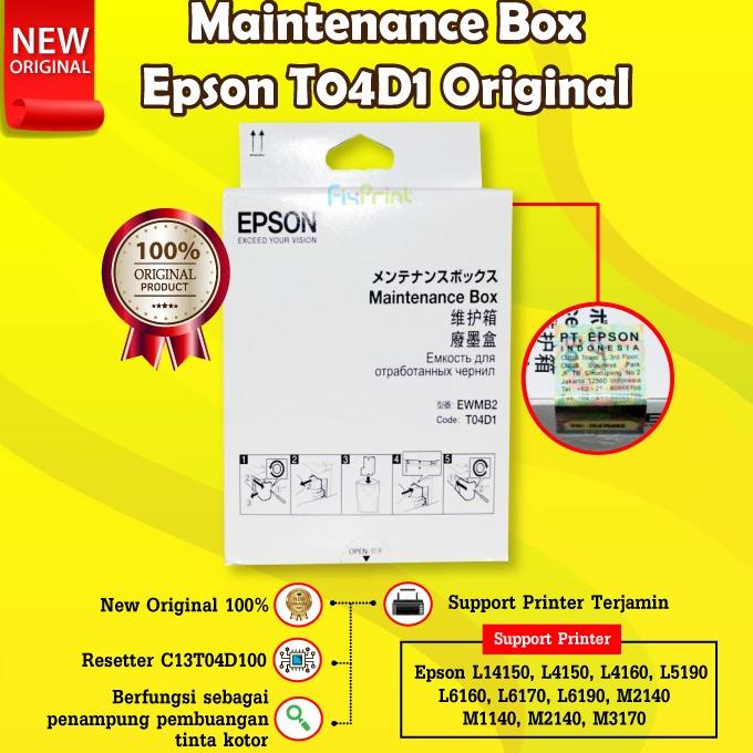 Jual Maintenance Box T04D1 EWMB2 Epson L4150 L4160 L5190 L6160 L6170 ...