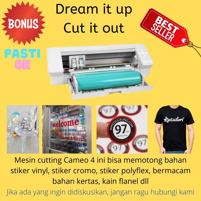 Jual mesin cutting sticker silhouette cameo 4 | Shopee Indonesia