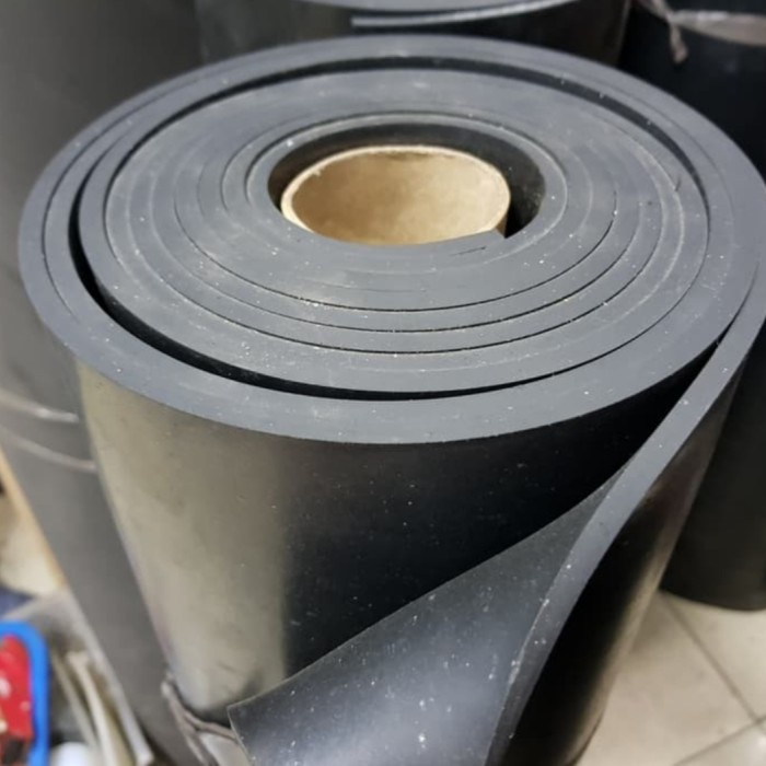 Jual rubber sheet/karet hitam lembaran tebal 5mm 1,2m x 1m | Shopee Indonesia