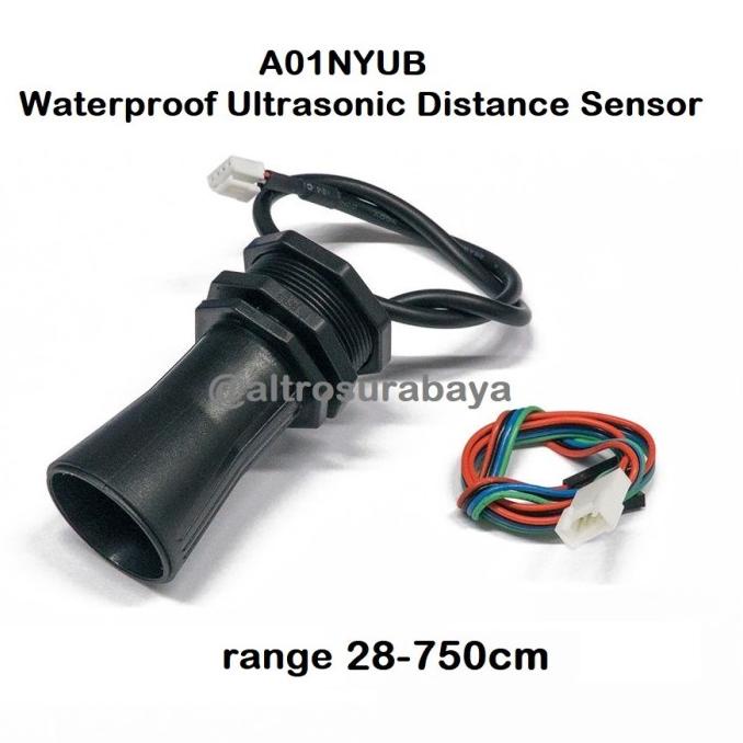 Jual A01NYUB Waterproof Ultrasonic Distance Sensor - Serial UART TTL ...