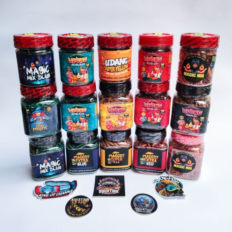 Jual MAGGOT RED BLUE YELLOW BANGFISH FAJAR ARIEF | Shopee Indonesia