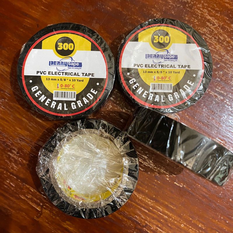 Jual isolasi listrik/pcv electrical tape 13mmx10yard | Shopee Indonesia