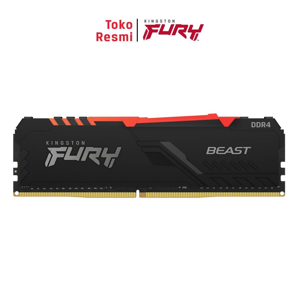 Jual Kingston Fury Beast Seri Tangguh Ram Dimm 16Gb 3200Mhz Ddr4 (Kit Of 2) Rgb (Kf432C16Bbak2 ...
