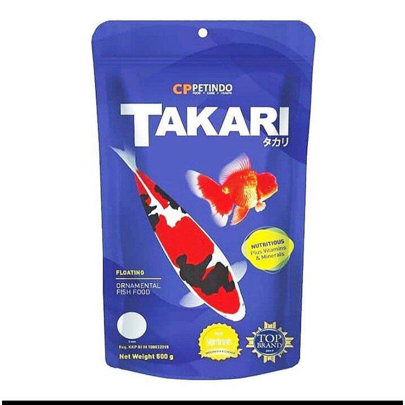 Jual Takari Fish Food / Pakan Ikan / Makanan Ikan Floating Mix 2 mm 500 ...