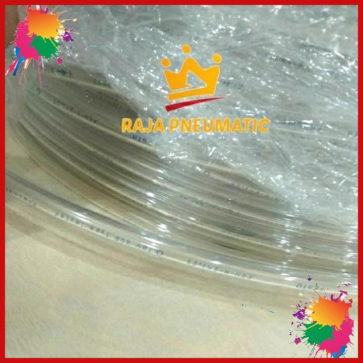 Jual selang hose angin pneumatic festo pu 10mm warna bening clear ...