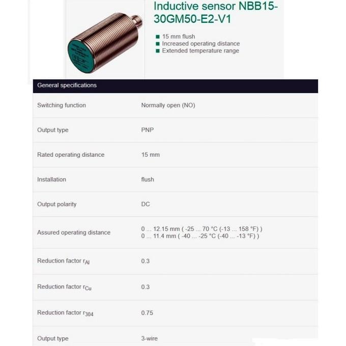 Jual Pepperl Fuchs Proximity Sensor Nbb15 30gm50 E2 V1 Shopee Indonesia