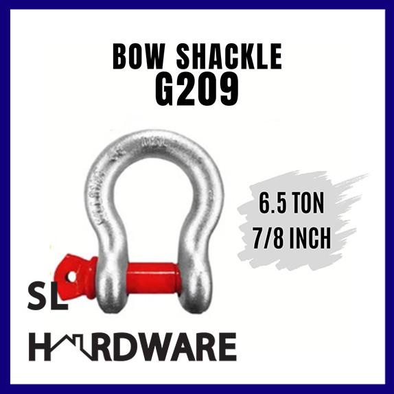 Jual Terlaris Bow Shackle G209 6 Ton Ring Omega Bow Shackle 6 Ton Omega ...