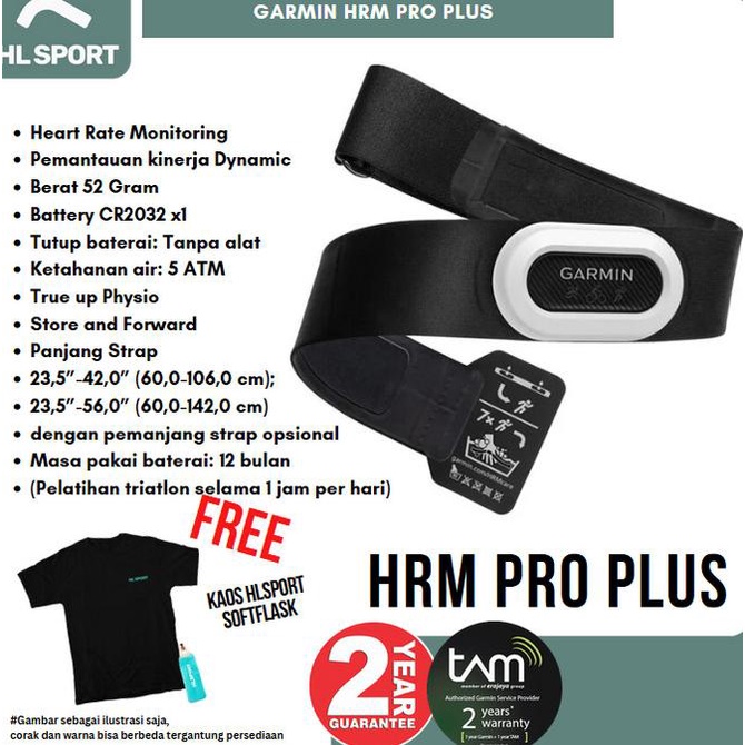 Jual Garmin Strap HRM PRO ANT Bluetooth Heart Rate Chest Monitor Run Bike | Shopee Indonesia