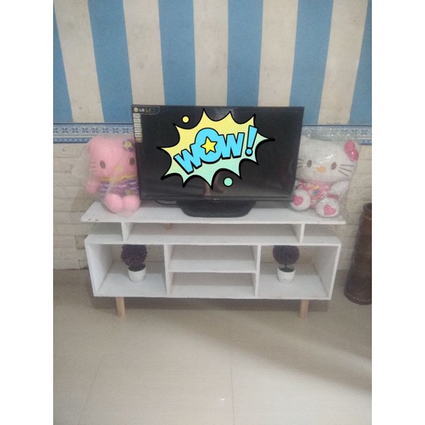 Jual Meja Bupet tv Rak minimalis bisa request warna | Shopee Indonesia