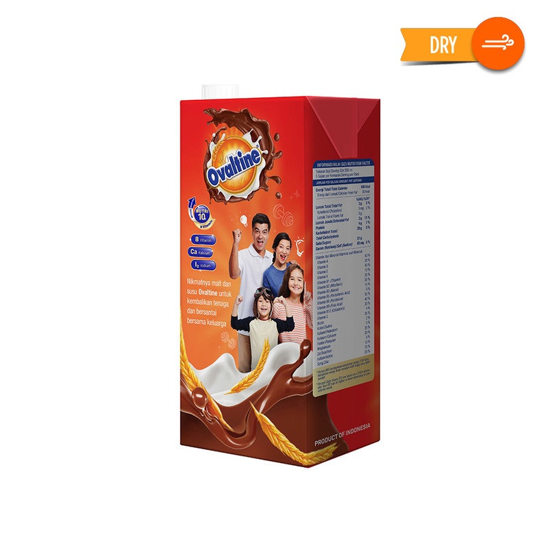 Jual OvaLTine Milk Uht Chocolate MaLT 1 LT | Shopee Indonesia