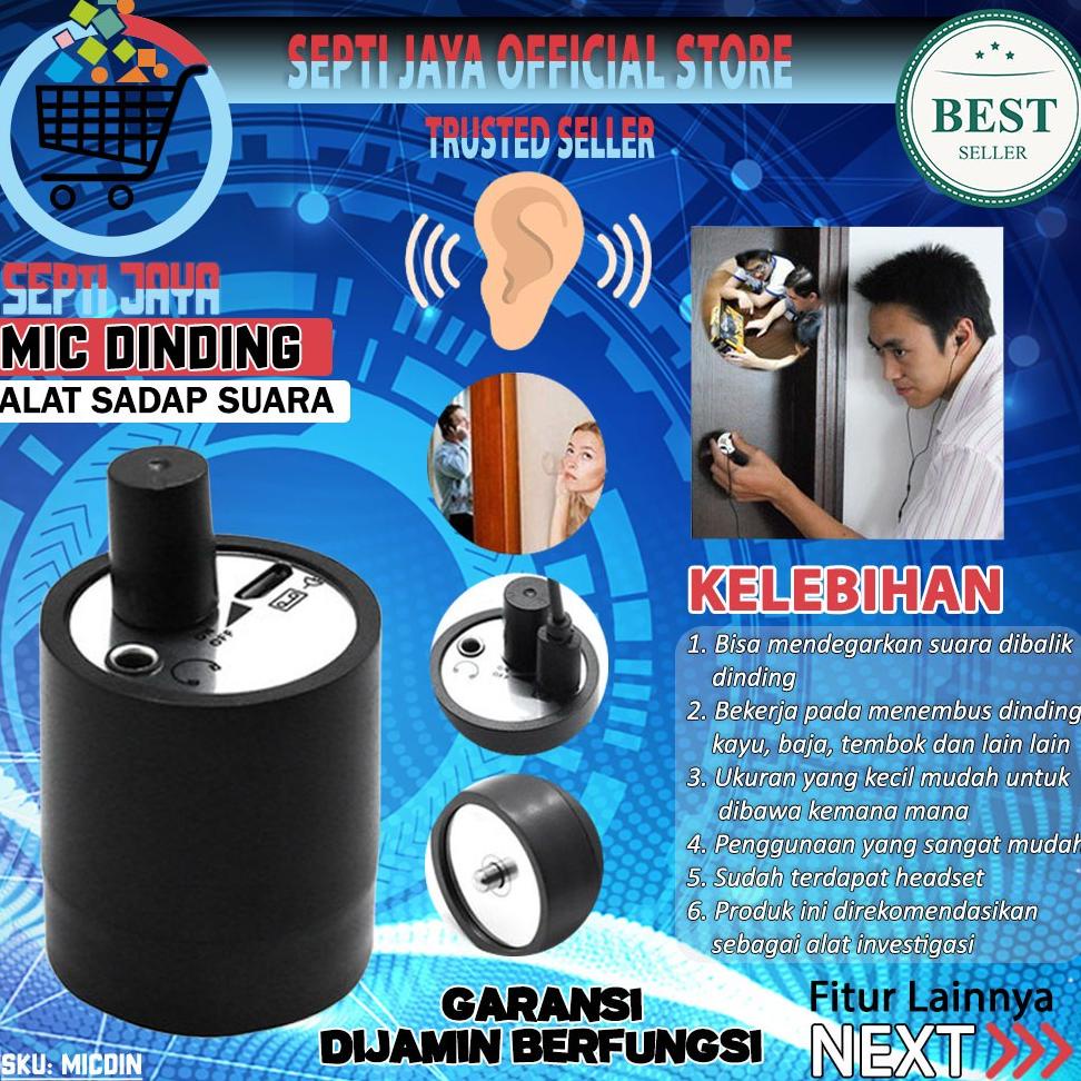 Jual EAR LISTEN MINI SPY BUG WALL HOME MICROPHONE ALAT PEMANTAU ...