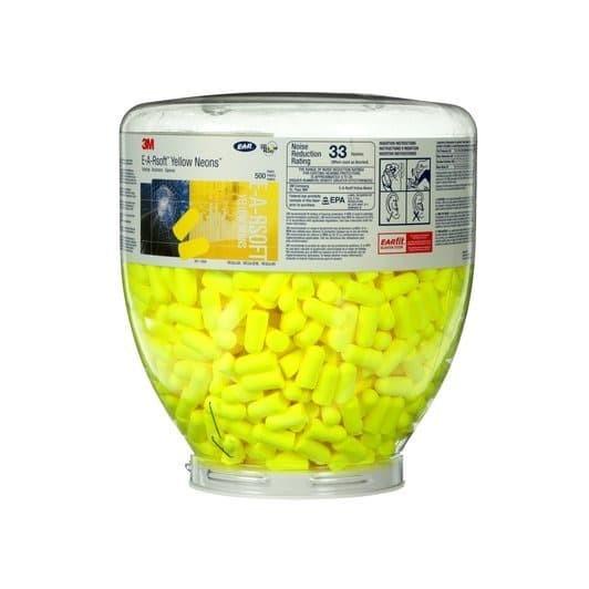 Jual Terlaris 3M 391-1004 E-A-Rsoft Yellow Neons Refill Earplug , Uncorded, 500 Pair | Shopee ...