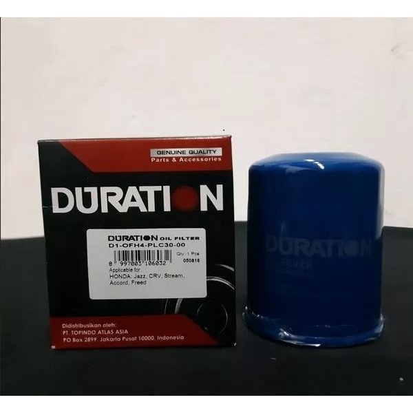 Jual Filter Oli / Oil Filter Stream, Freed Merk Duration (D1-OFH4-PLC30 ...