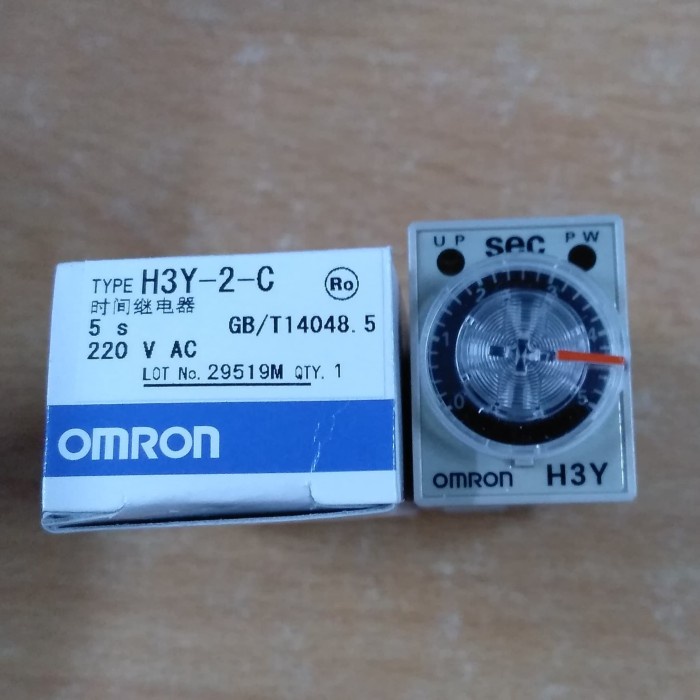 Jual Timer H3Y - 2 C 5 sec 5s AC 220V Omron Original | Shopee Indonesia