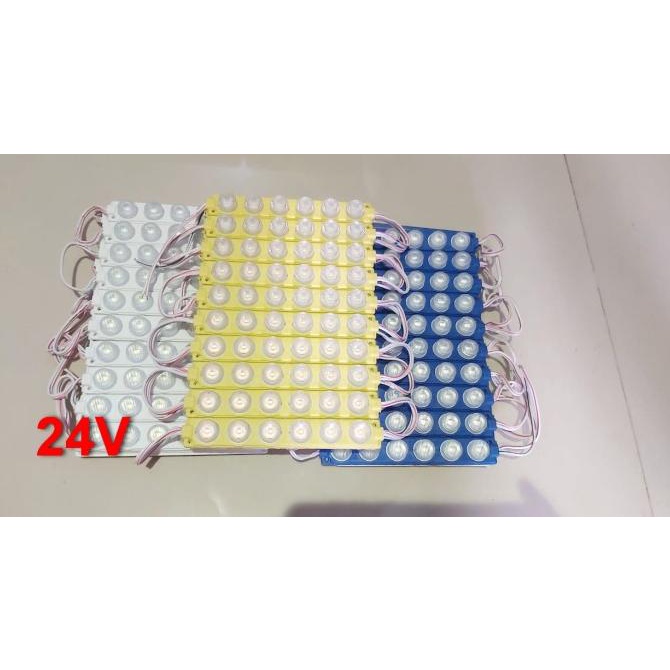 Jual }}}}}}] 100Pcs Modul 3030 6 LED Tipe 13620 24V - Pink / Icy Blue / RGB | Shopee Indonesia