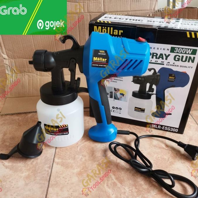 Jual electric spray gun Mollar ESG300 S alat cat listrik cat tembok ...