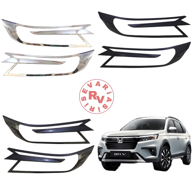 Jual Head Lamp Garnish Chrome Hitam Doff Carbon Lis Cover Garnis Lampu ...