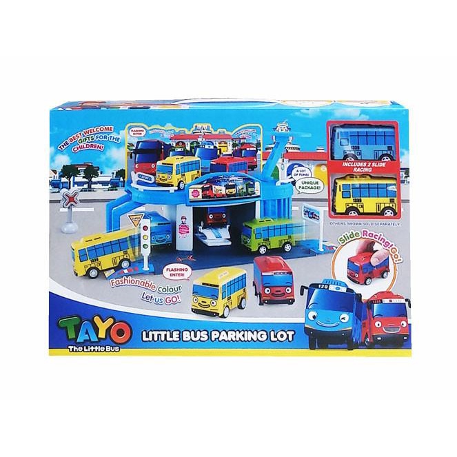 Jual Mainan Parkir Parking Lot Tayo Bus Sekolah The Little Bus Track Bus | Shopee Indonesia