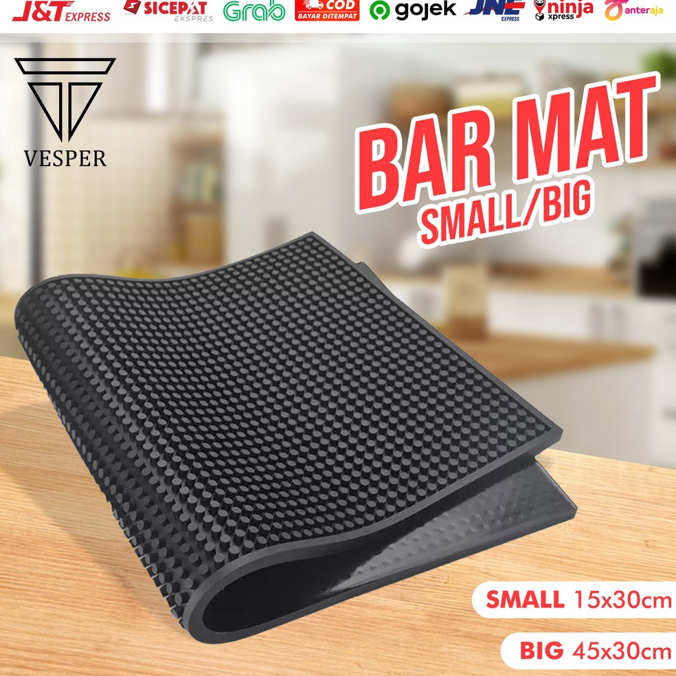Jual Jaman Now.. bar mat bartender rubber anti slip / tatakan gelas ...