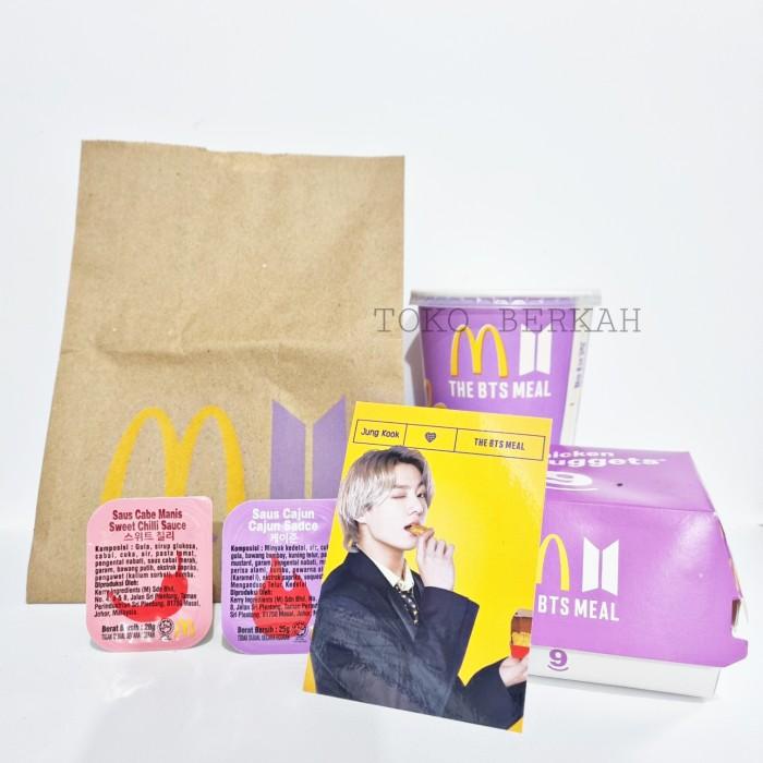 Jual BTS MEAL MCD PACKAGING + SAUCE + UNOFFICIAL PC / Mcdonald's ...