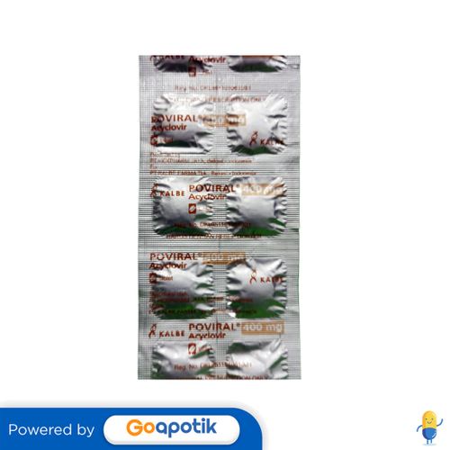 Jual POVIRAL 400 MG STRIP 10 TABLET | Shopee Indonesia