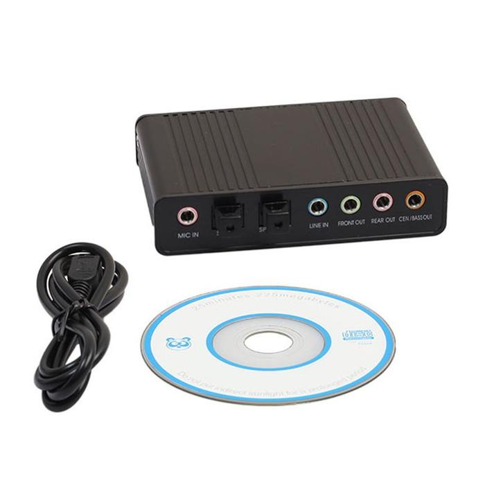 Jual Soundcard Usb External Sound Card 6 Channel 5 1 Surround Optical ...