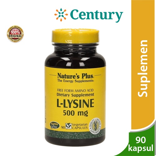Jual Nature Plus L Lysine 500 Mg 90 Capsul/Asam Amino/Pembentukan Otot ...