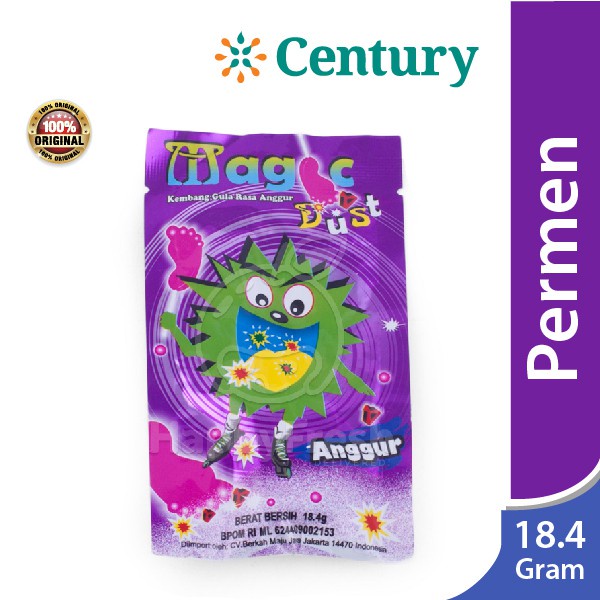 Jual Magic Dust rasa anggur isi 18.4 Gr / Kembang Gula / permen / anak ...