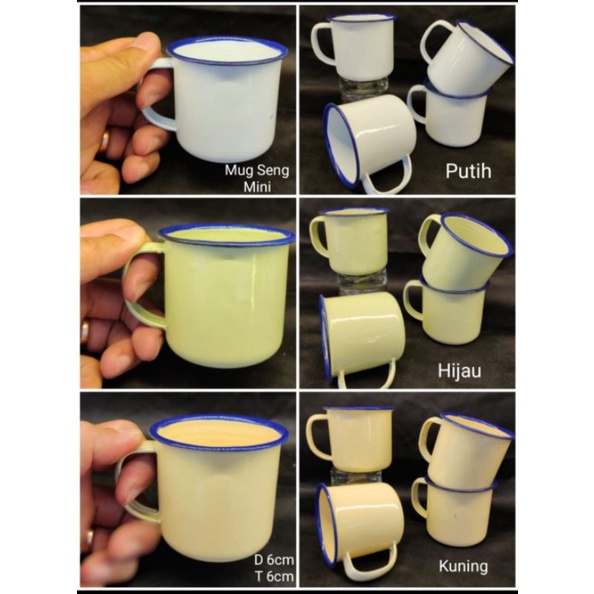 Jual Cangkir Seng Polos Warna Campur Isi 12 Buah | Shopee Indonesia