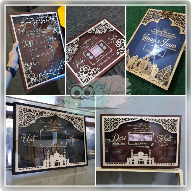 Jual BOX MAHAR SESERAHAN LASER CUTTING CUSTOM | Shopee Indonesia