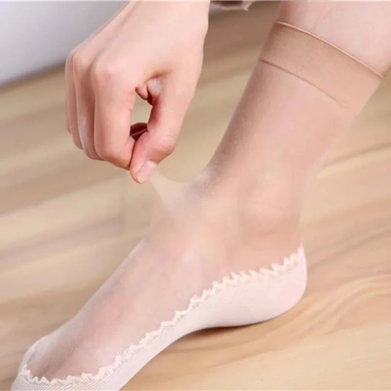 Jual Kaos Kaki Stocking Pendek Warna Hitam Kaus Kaki Stoking Semata ...