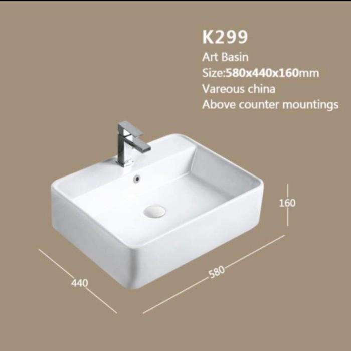 Jual Kujo Body Wastafel Kotak Besar Putih Model Toto | Shopee Indonesia