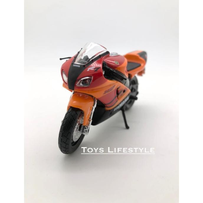 Jual Maisto Diecast - Yamaha YZF-R7 Skala 1:18 (Oranye) | Shopee Indonesia