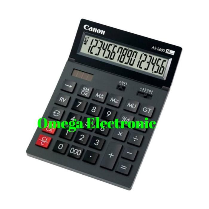 Jual Canon As-2600 - Calculator Desktop Kalkulator Meja Kantor 16 ...